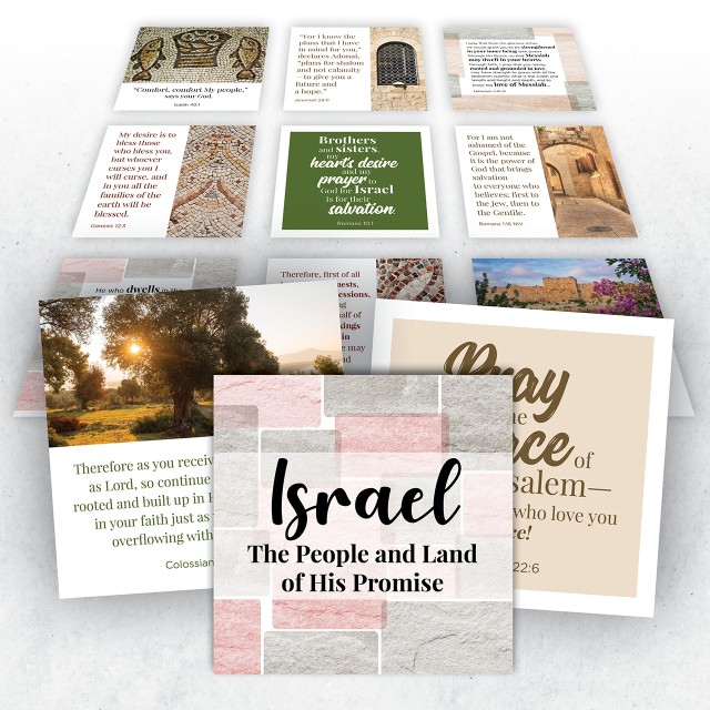 Scripture Card Set: Israel (3187) | Jewish Voice